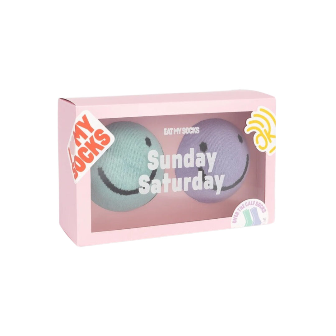 Saturday-Sunday (2 pairs) Socks – Party Universe Puerto Rico